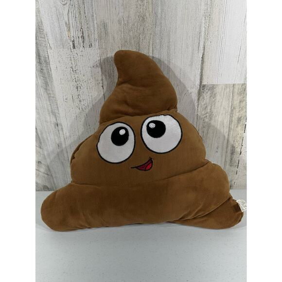 Six Flags | Toys | Six Flags Poop Emoji Stuffed Toy Plushie Read | Poshmark
